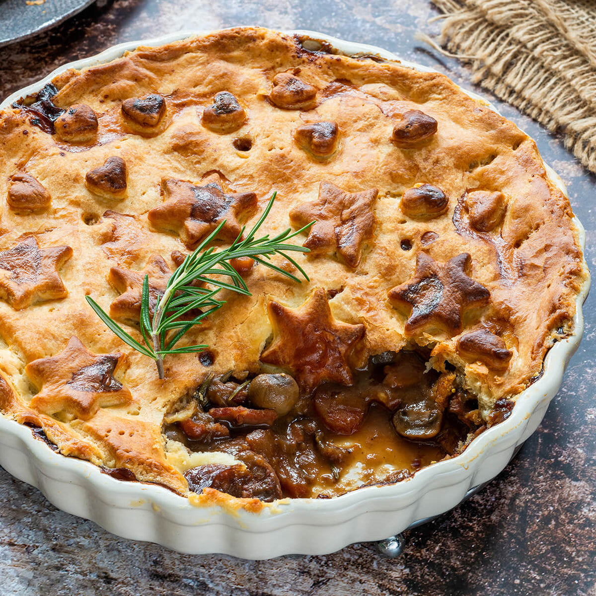 Welsh Beef & Ale Pie
