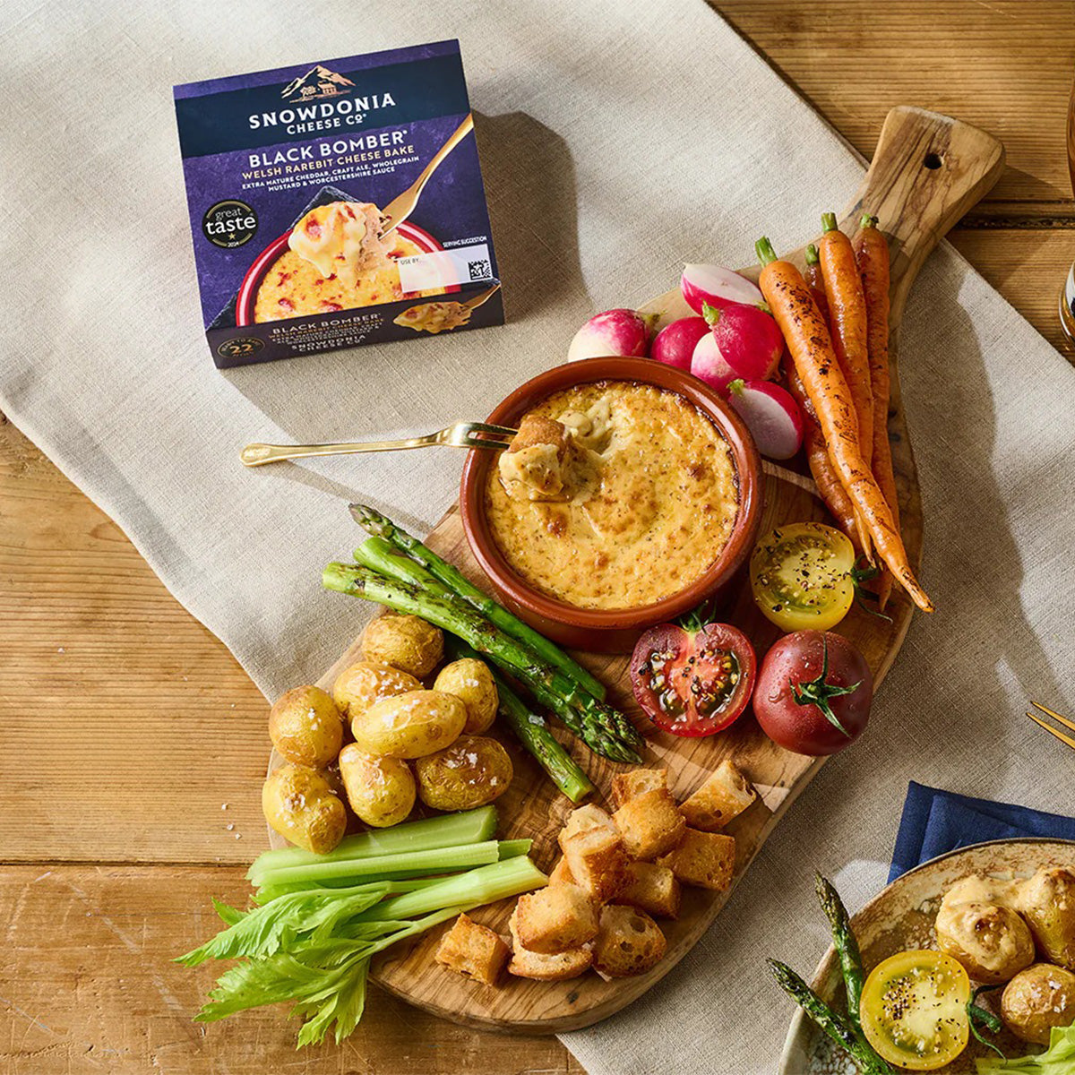 Snowdonia Black Bomber Welsh Rarebit Cheese Bake