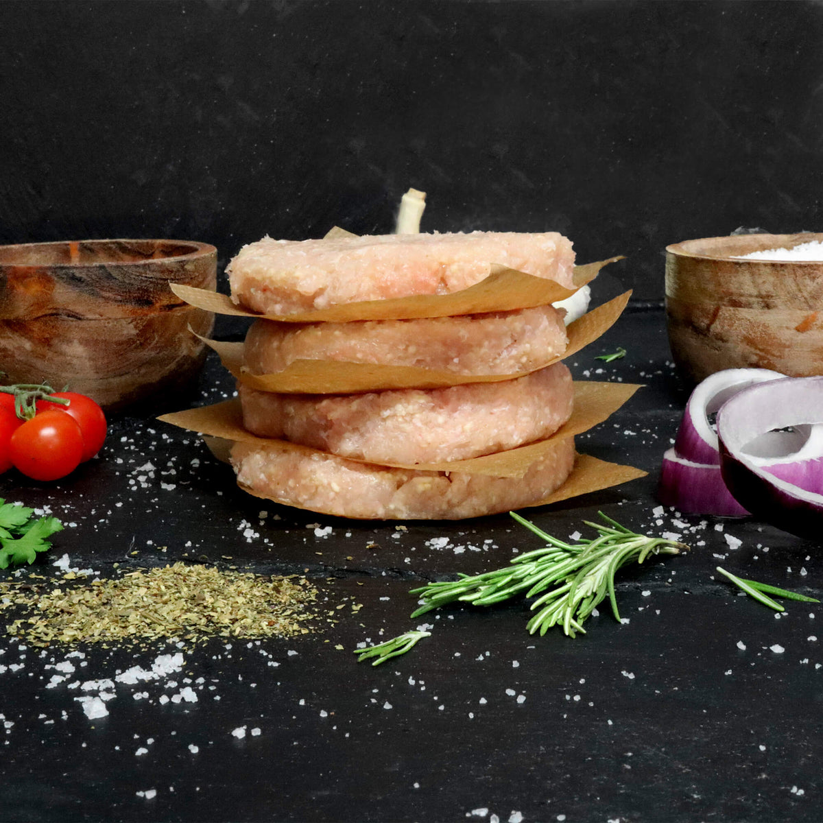 Shropshire Chicken Burgers